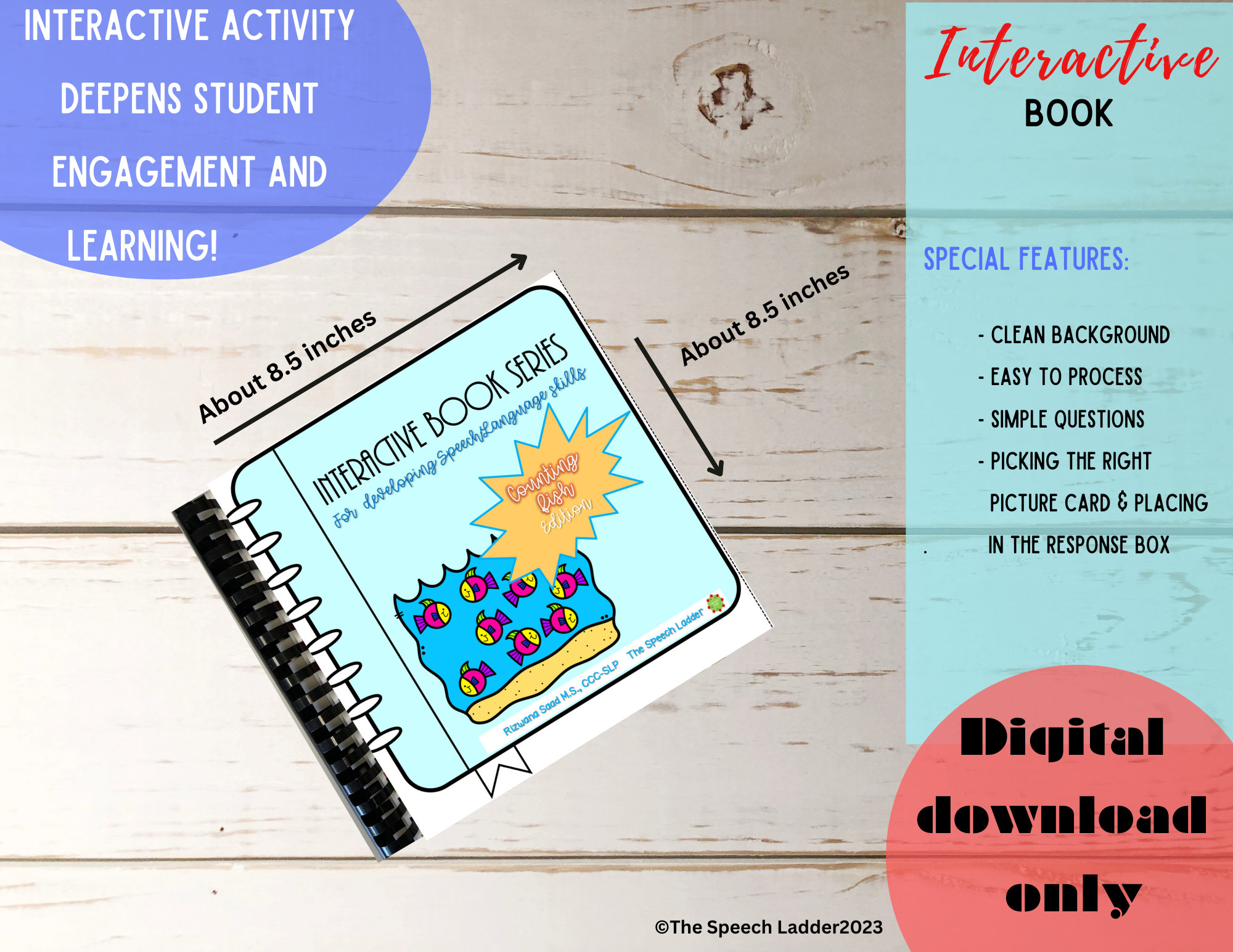 Speech Therapy, Language Therapy, Receptive/expressive Language, Fish ...