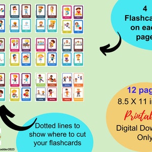 Visual Schedule Flashcards, AAC, Speech Therapy, Autism Resource ...