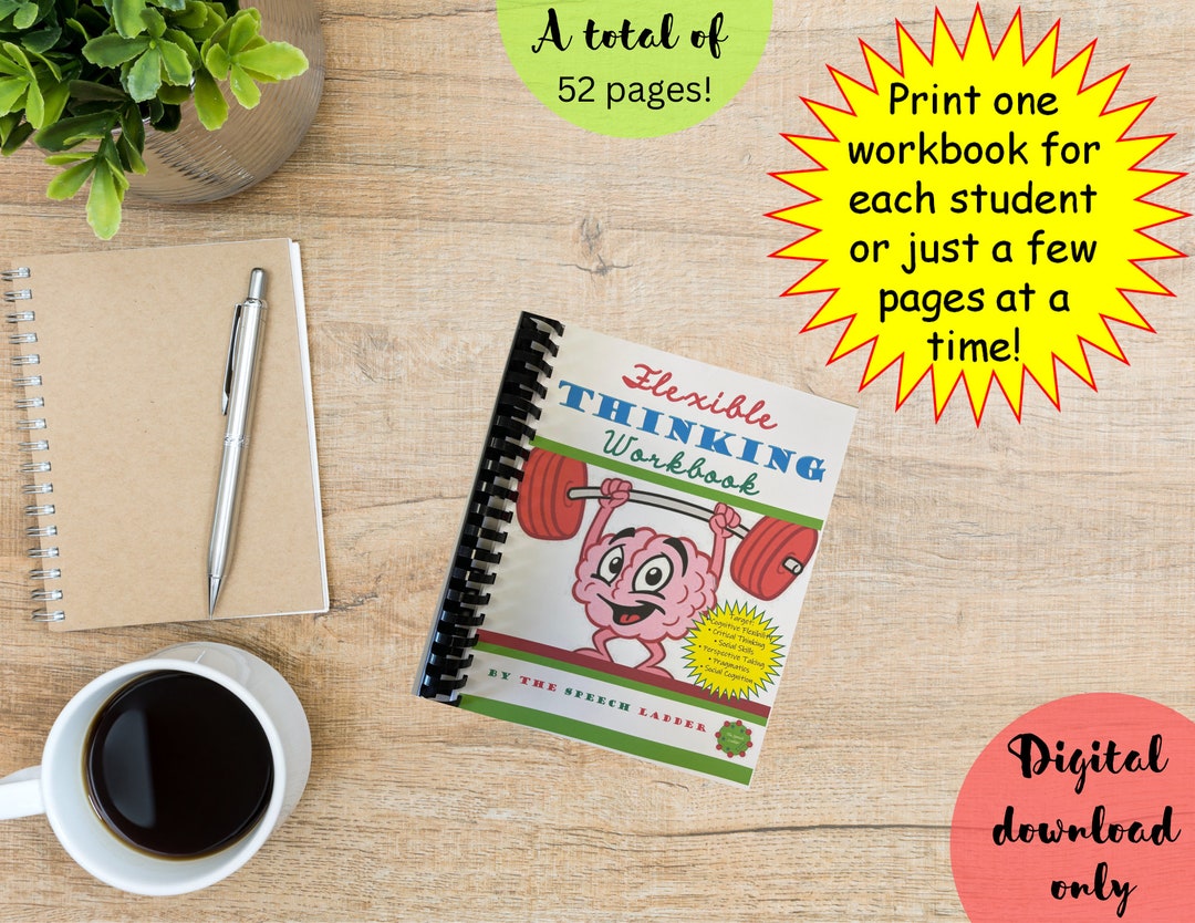 Flexible Thinking Workbook - Etsy