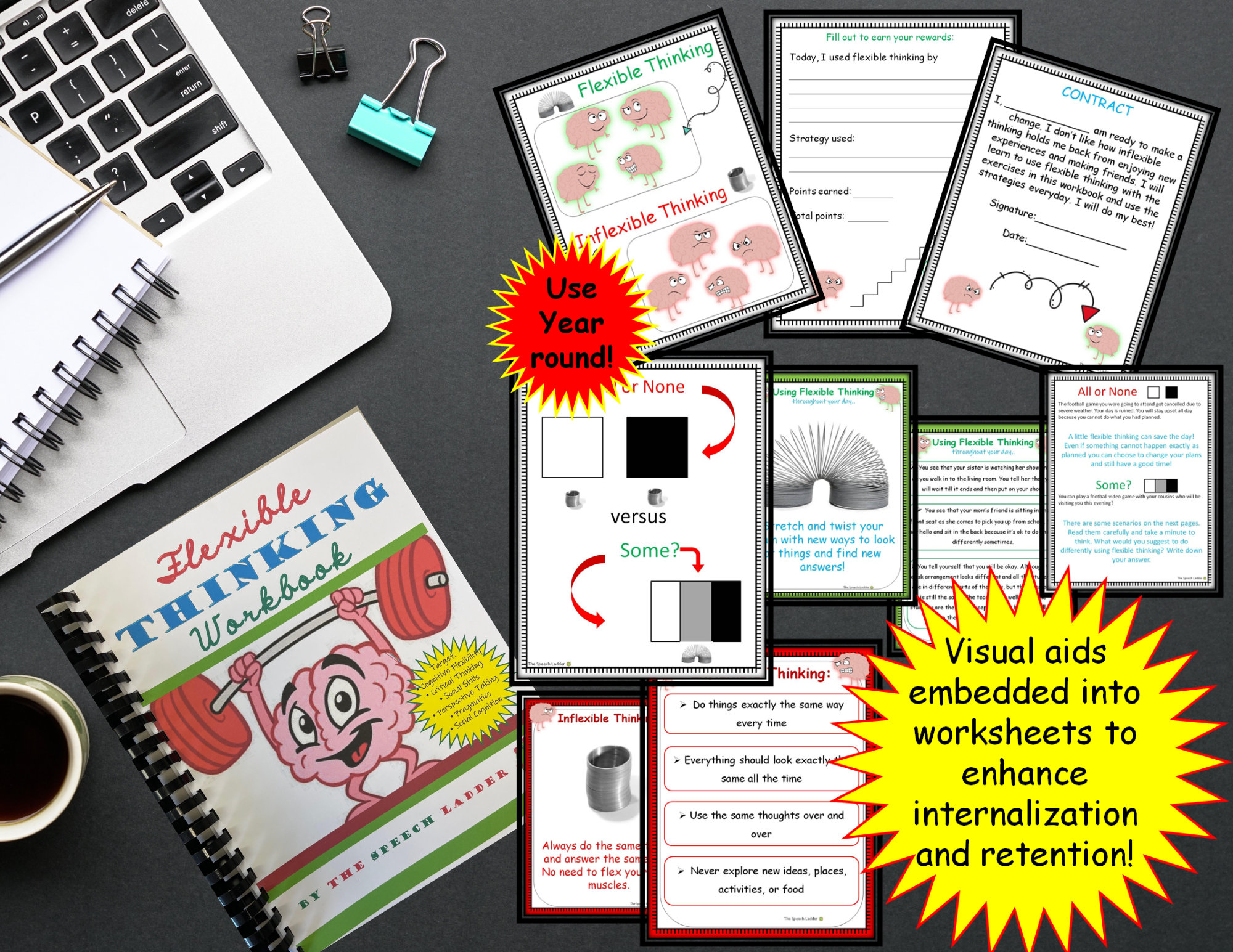Flexible Thinking Workbook - Etsy
