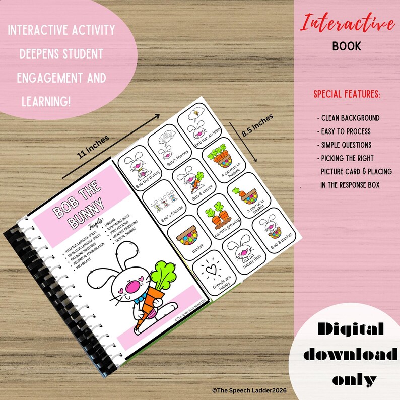 Adapted Book, Speech Therapy, AAC, Short-story Comprehension, Matching ...
