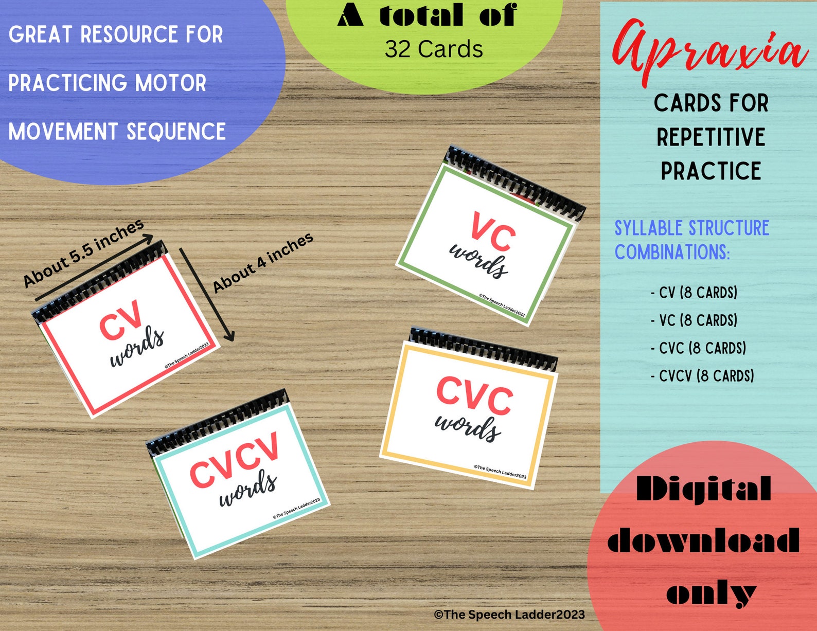 Speech Therapy, Apraxia Cards, Speech Motor Movement Sequencing ...