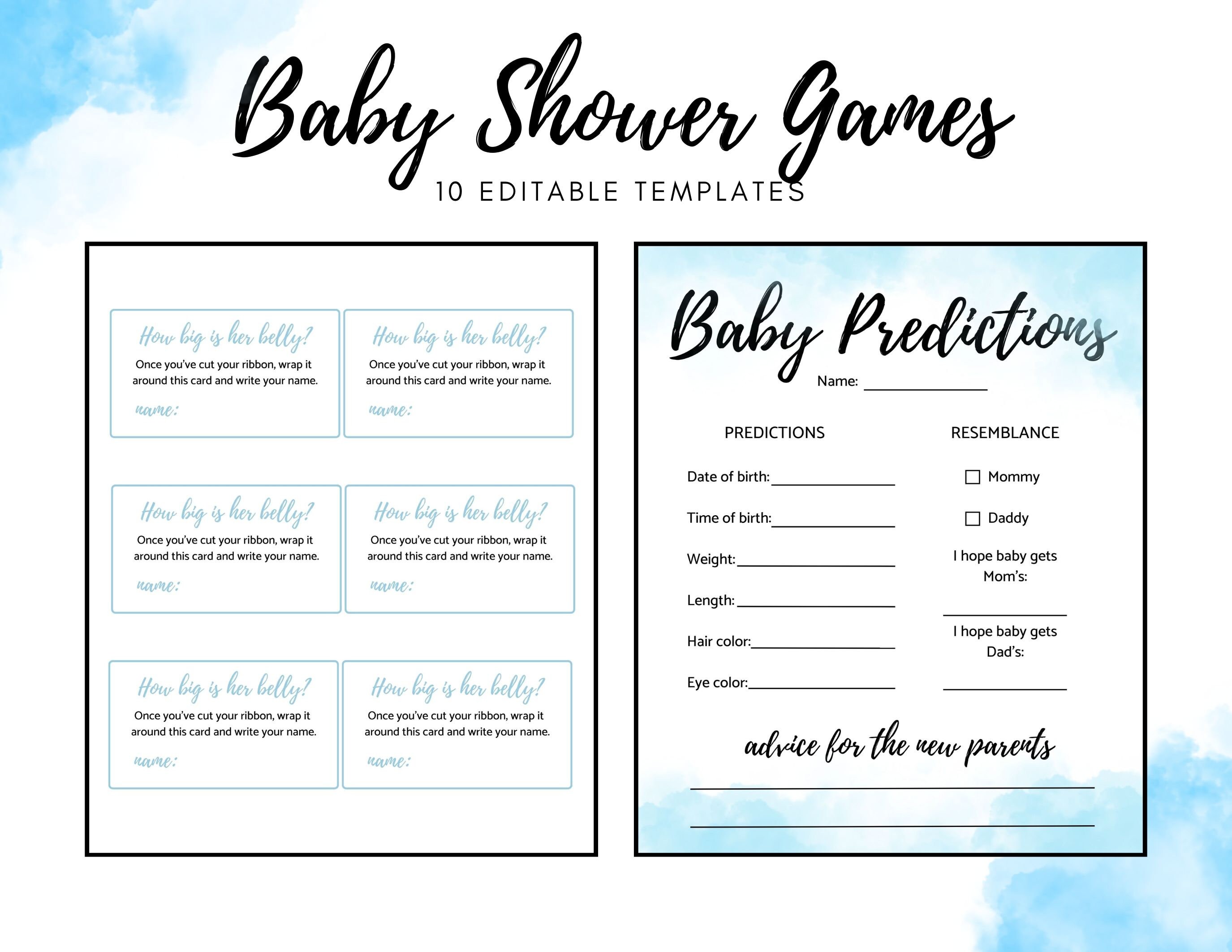 Printable Baby Shower Games. Funny Baby Shower Games. Baby Shower Games ...