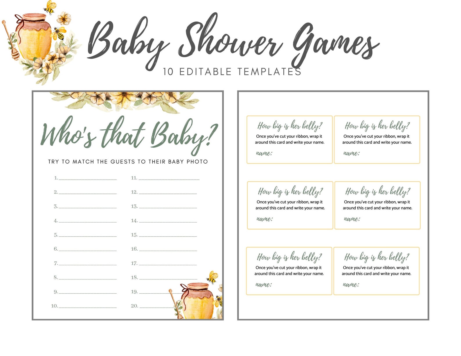 Printable Baby Shower Games. Funny Baby Shower Games. Baby Shower Games ...