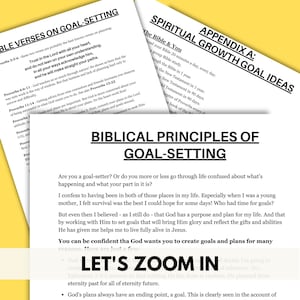 Biblical Goal Setting Bible Verses on Goals Bible Examples of Goals ...