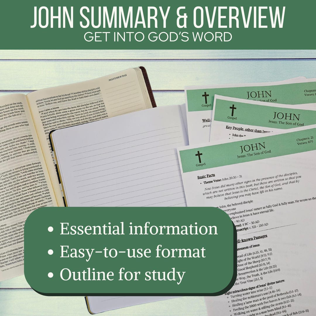 John Bible Study Guide New Testament Bible Study John Bible Book ...