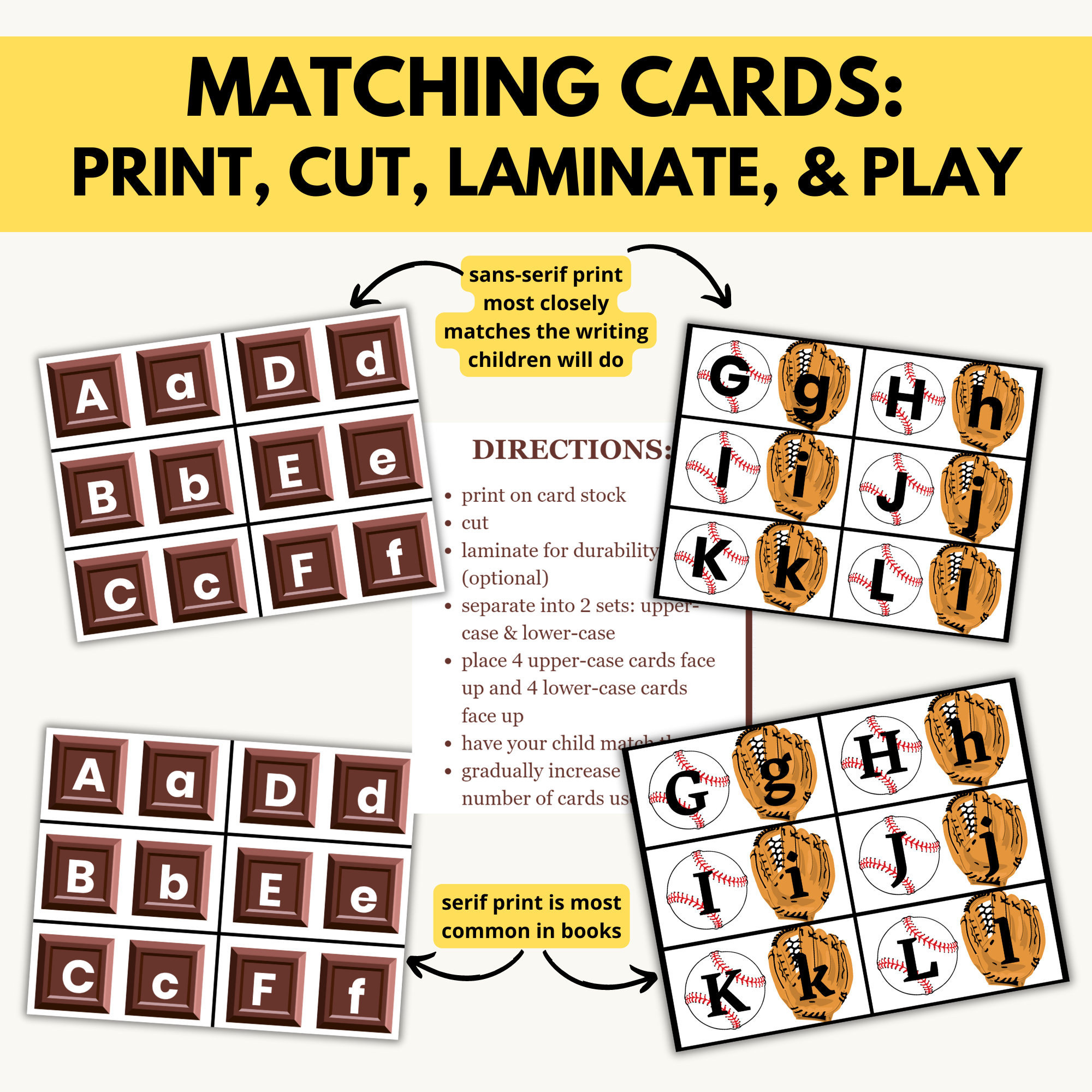 Printable Alphabet/abc Names and Sounds Posters & Flashcards - Etsy