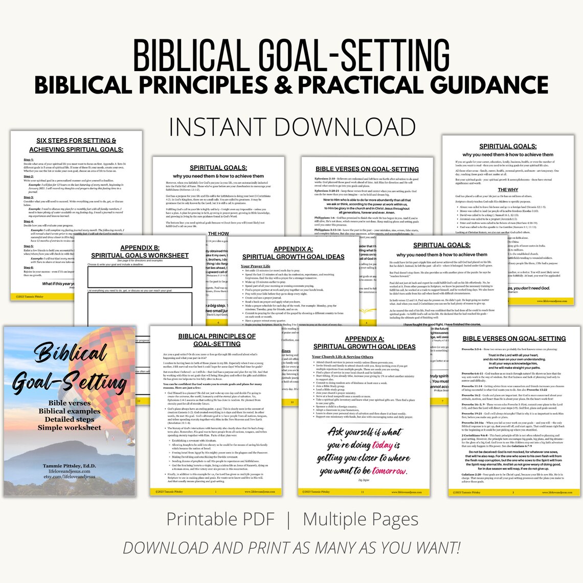 Biblical Goal Setting Bible Verses on Goals Bible Examples of Goals ...