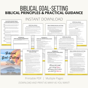 Biblical Goal Setting Bible Verses on Goals Bible Examples of Goals ...