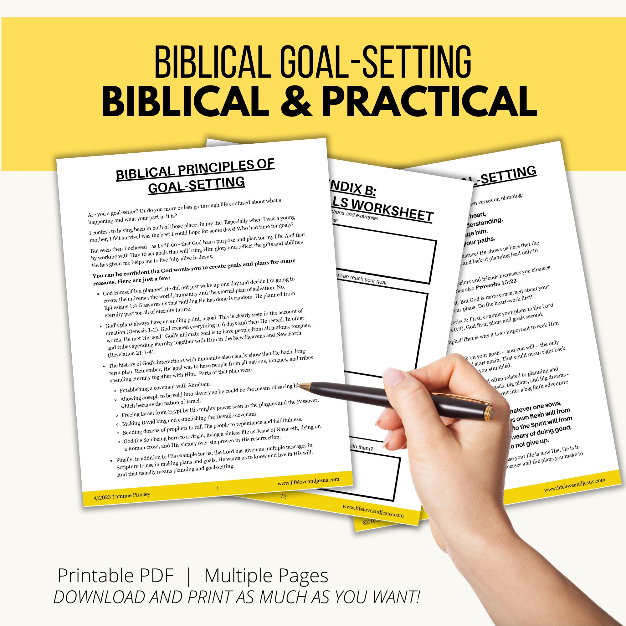 Biblical Goal Setting Bible Verses on Goals Bible Examples of Goals ...