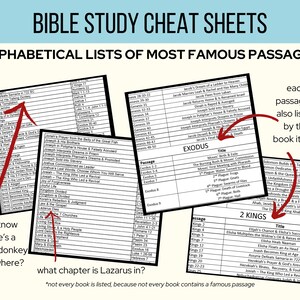 Bible Study Cheat Sheets New Testament Overview Old Testament Overview ...