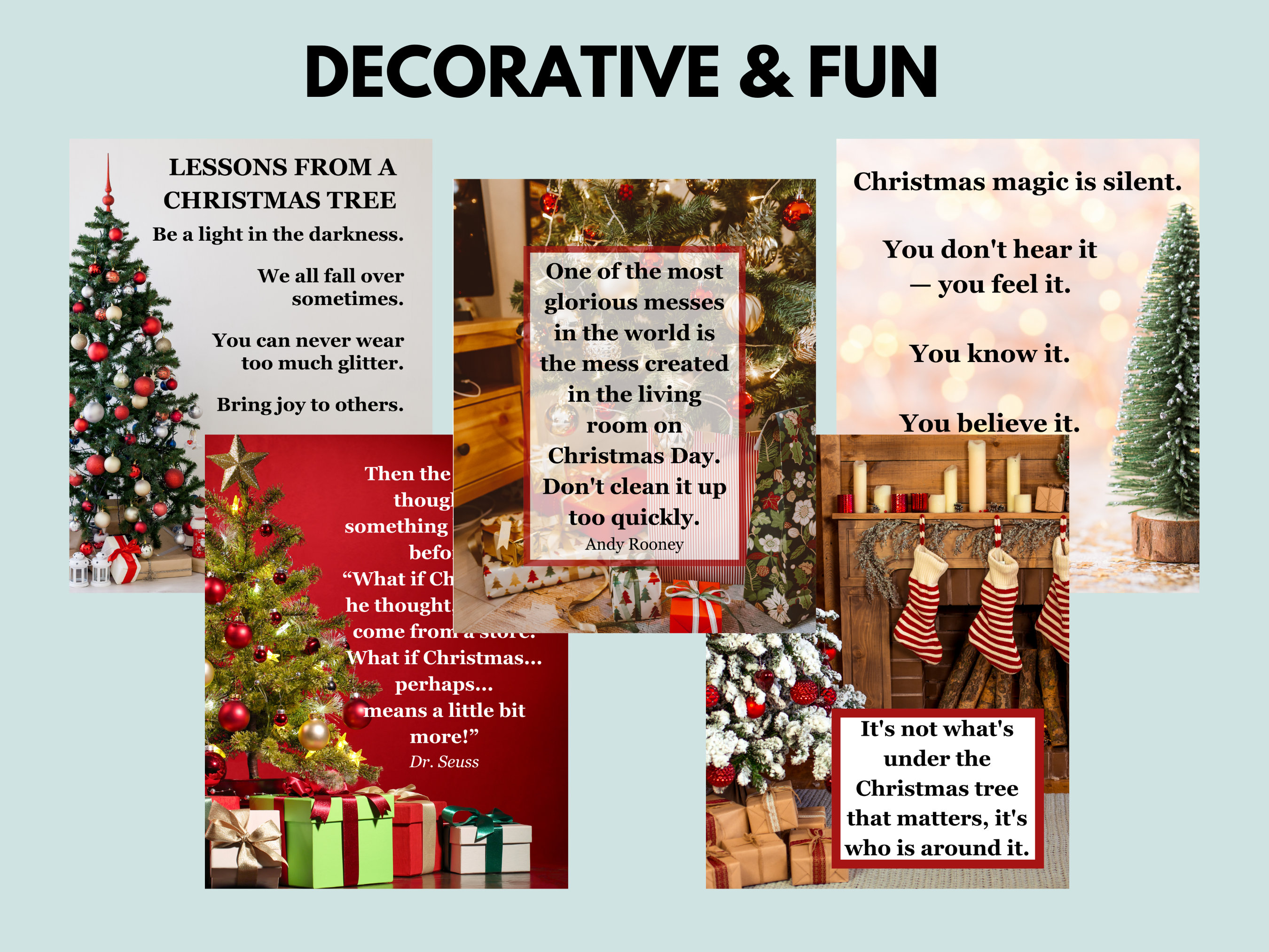 Printable Christmas Posters & Signs Christmas Quotes Quotations ...