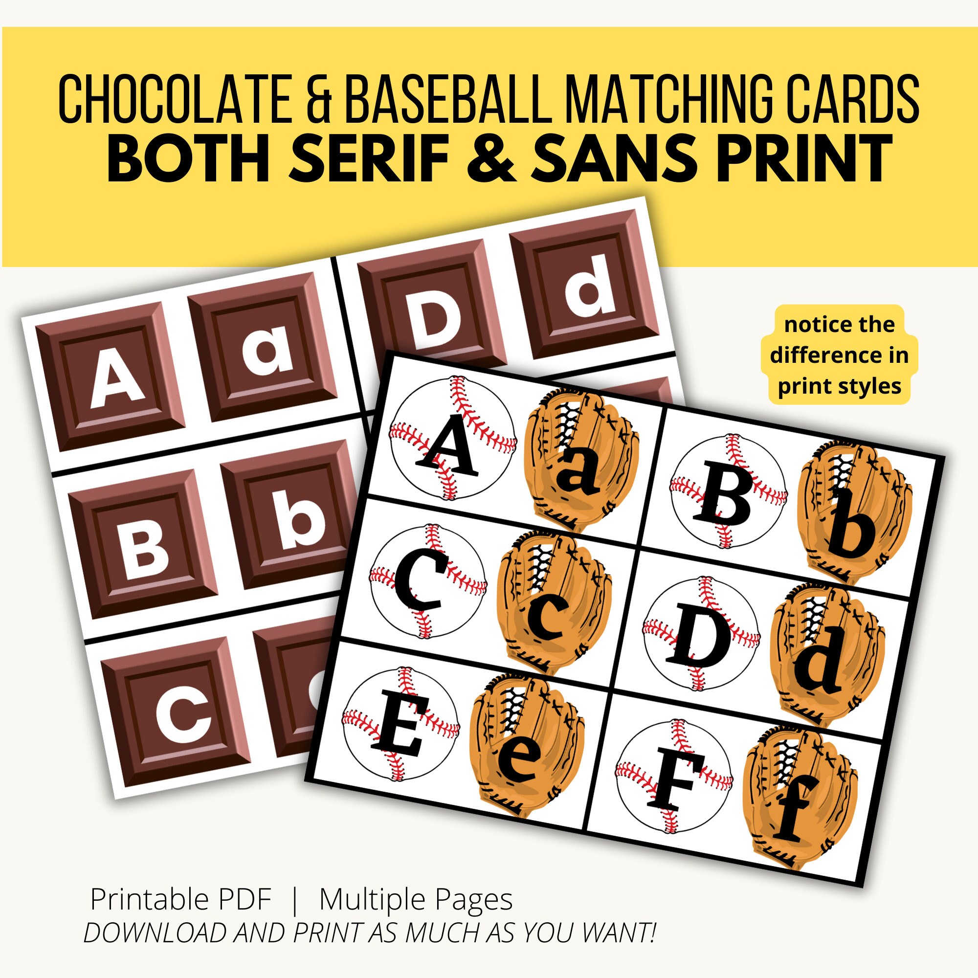 Printable Alphabet/abc Names and Sounds Posters & Flashcards - Etsy