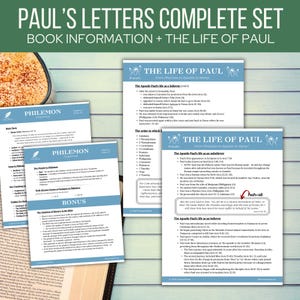 Paul’s Letters Bible Study Beginner Bible Study Paul’s Epistles Book ...