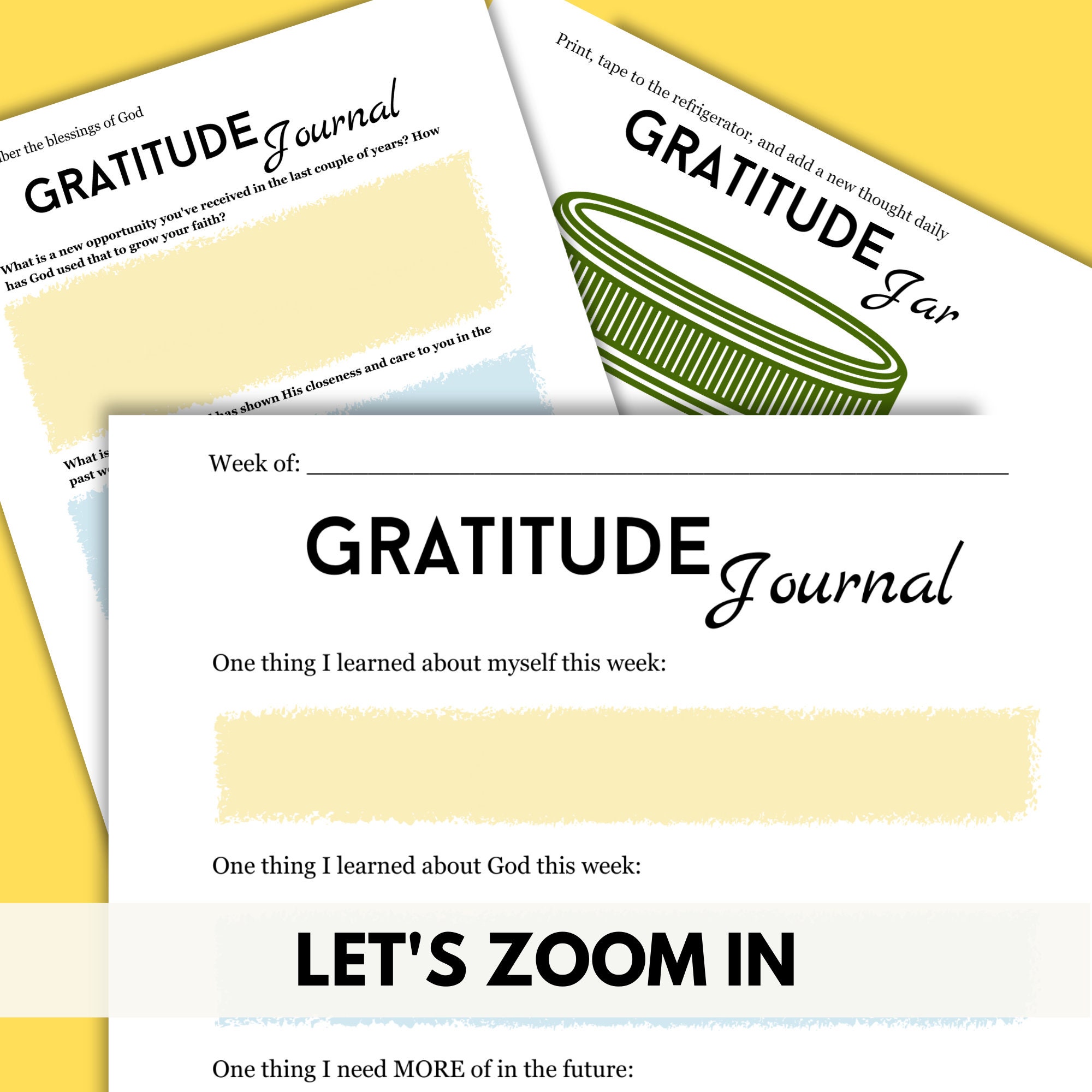 Gratitude Journal Printable Gratitude Journal Biblical Gratitude ...