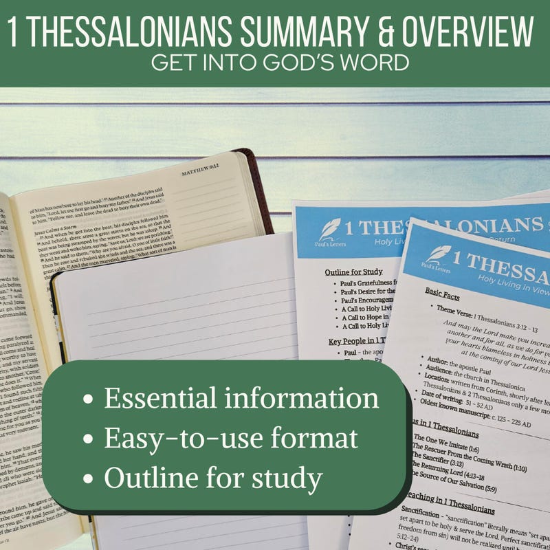 1 Thessalonians - Etsy