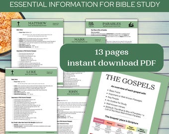 Matthew Bible Study Guide: New Testament Overview (digital Download) - Etsy