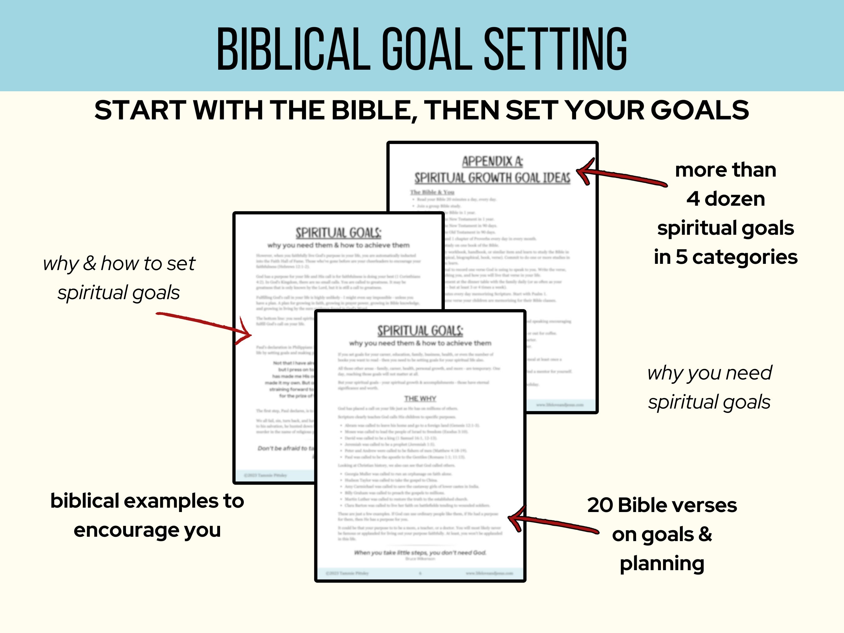Biblical Goal Setting; Bible Verses on Goals; Bible Examples of Goals ...