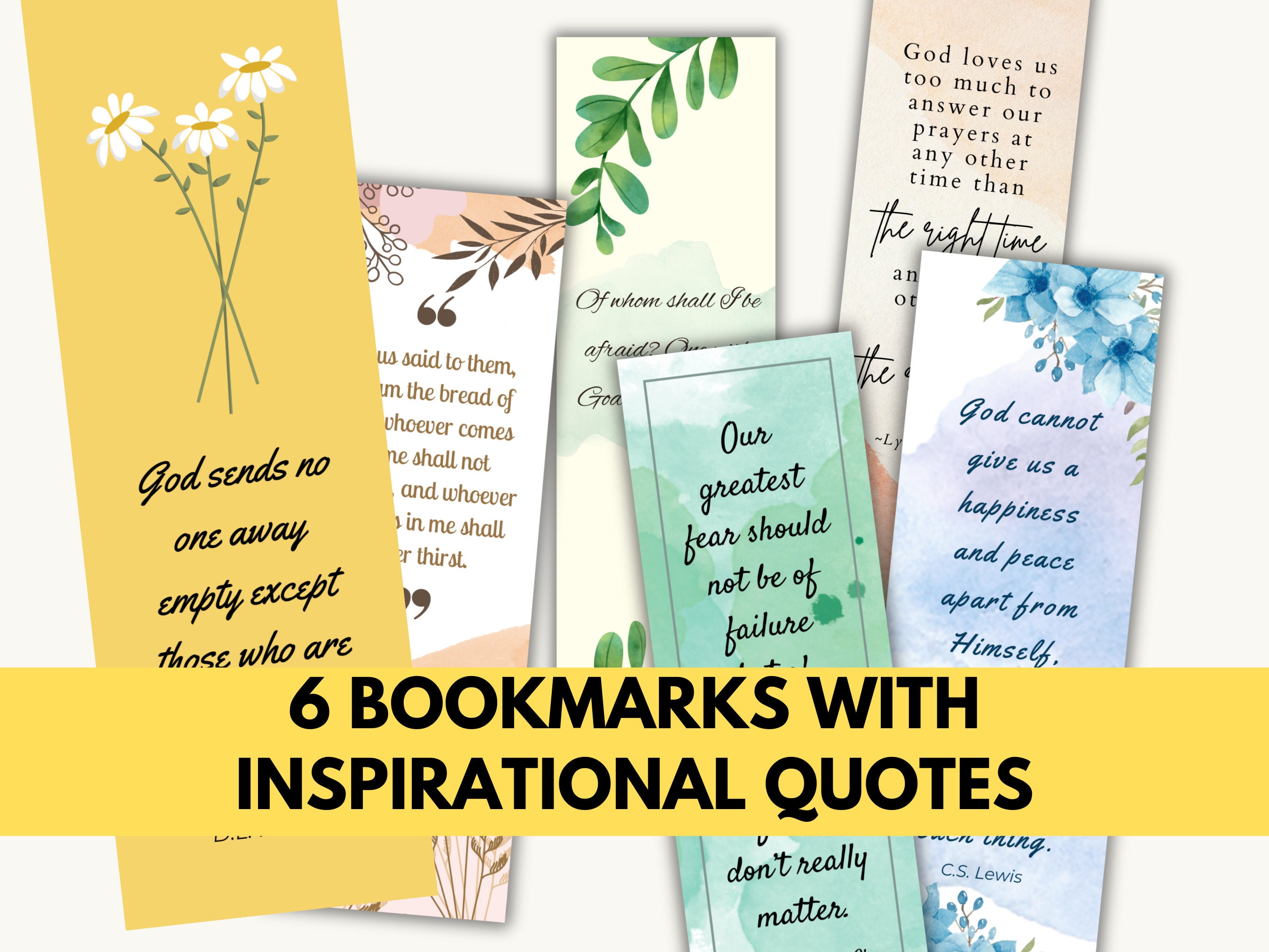 Beautiful & Useful Faith-based Bookmarks. Color-coded Bible Study ...