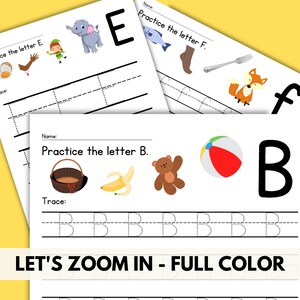 Printable Alphabet Handwriting Practice ABC Printing Practice Learning ...
