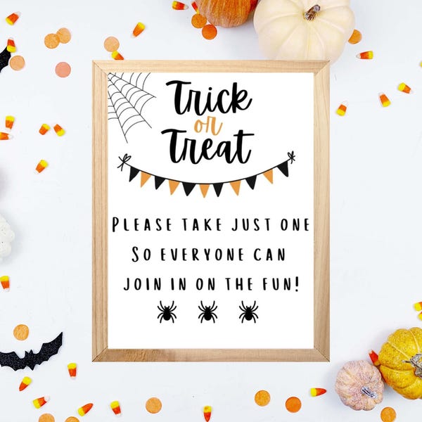 Take One Candy Sign - Etsy