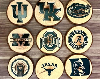 College Coasters - Etsy