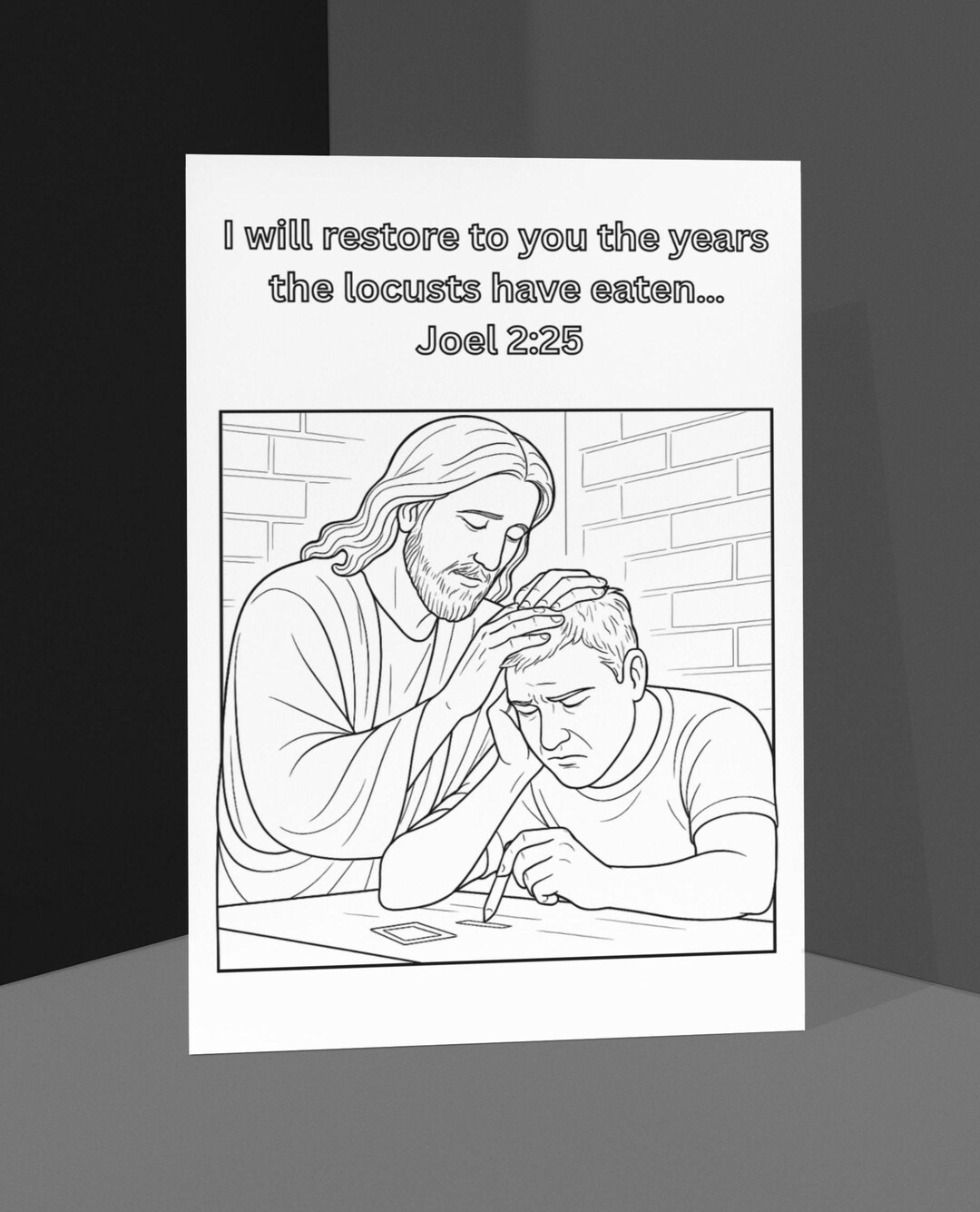 Grace in the Struggle – Printable Christian Coloring Page - Bible Verse ...