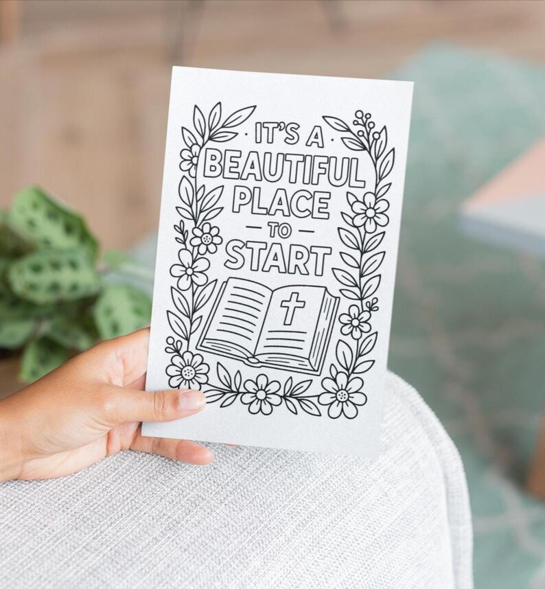 Christian Coloring Page - Andrew Ripp Song Lyrics (PDF Instant Download ...