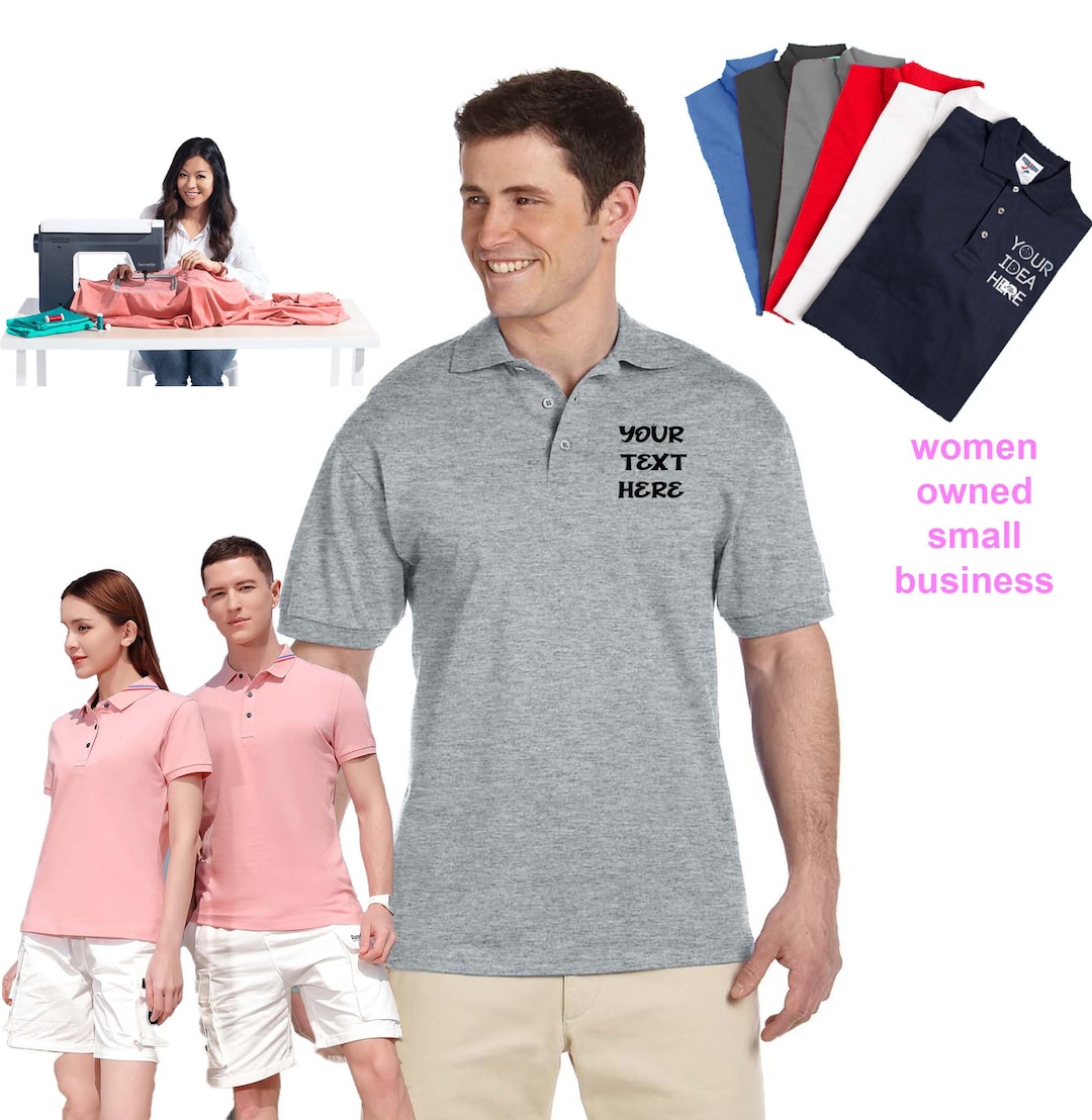 Structured Business Casual Uniform, Men's Golf Shirt, Monogrammed ...