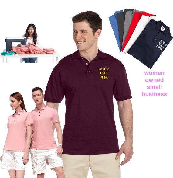 Classic Uniform Fit Structure Polo Shirts for Men Customized - Etsy
