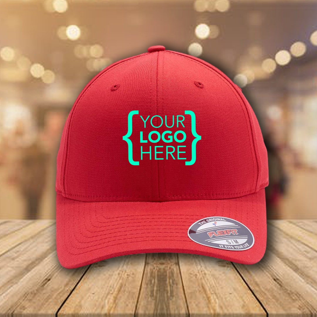 CUSTOM Flexfit Trucker Hat - Embroidered Hat - Custom Flexfit 6511 ...