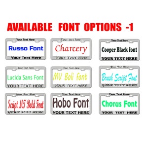 Custom Stainless Steel License Plate Frame: Personalized Car ...