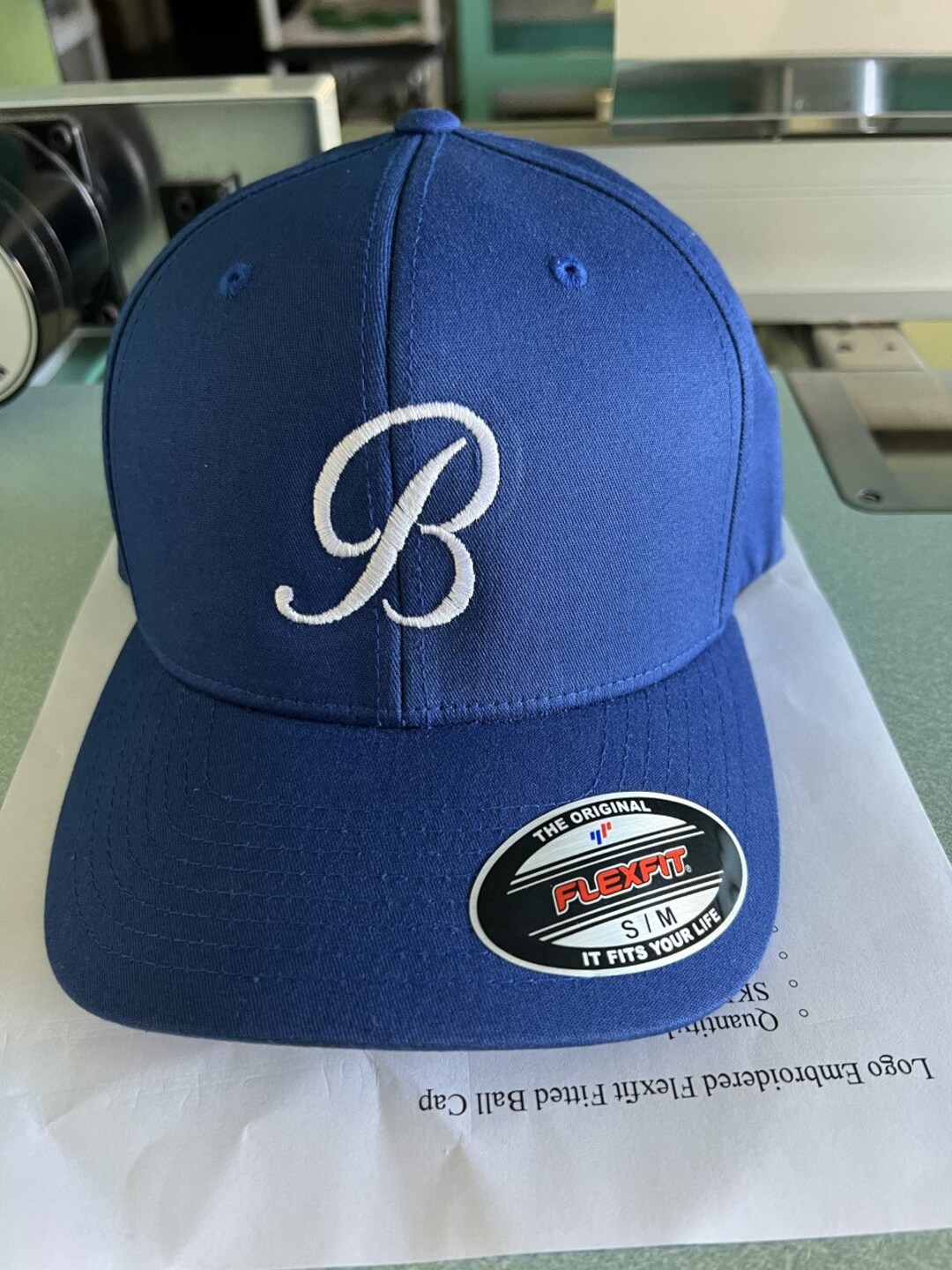 12 Flexfit Hats for Brian (front + Back) Embroidery - Etsy