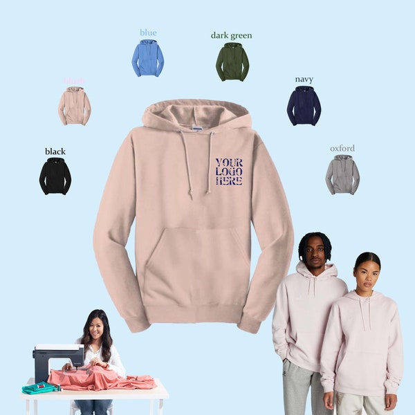 Custom Embroidered Hoodie - Etsy