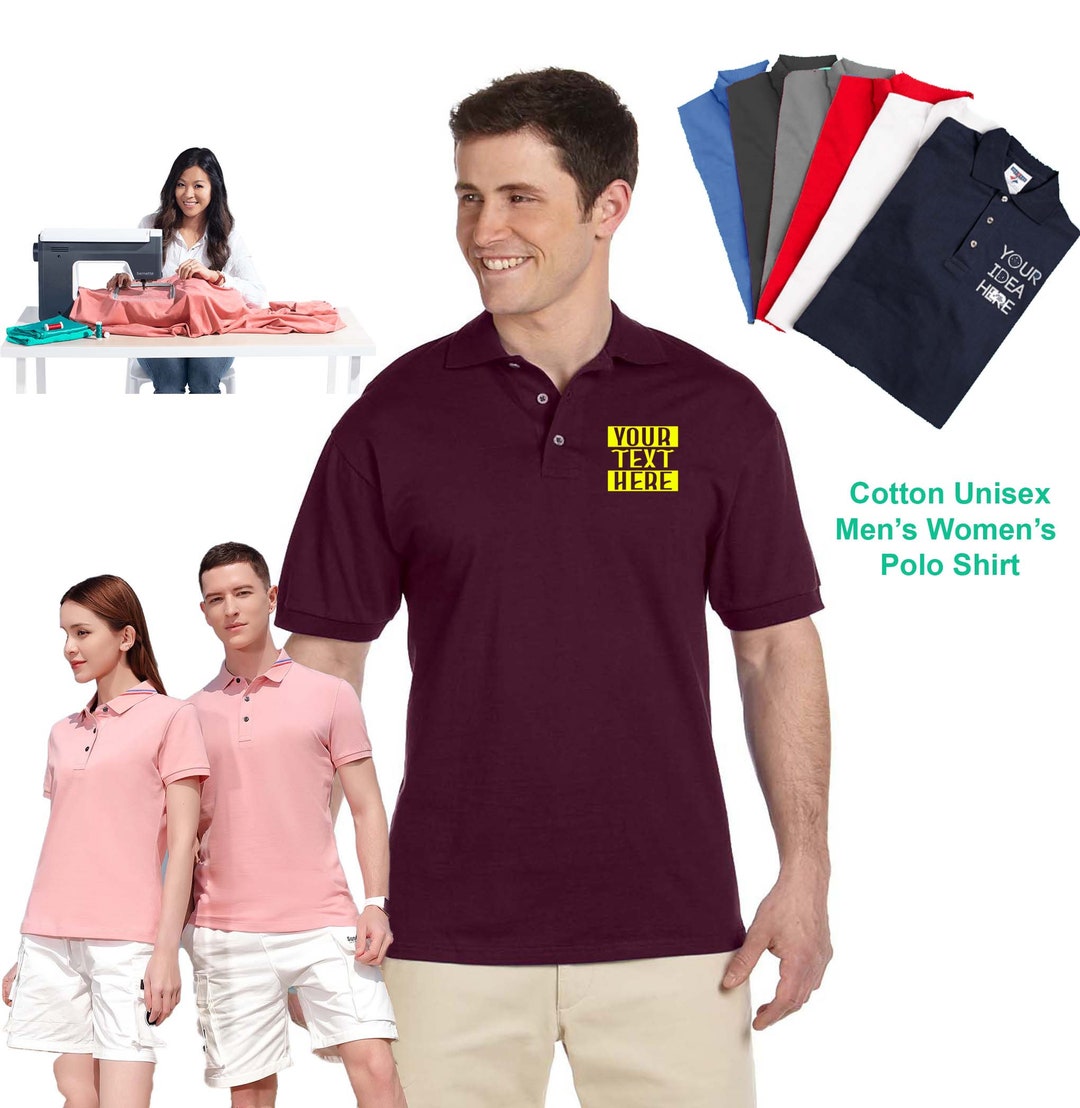 Custom Polo Shirt, Personalized Business Polo, Custom Logo Shirt ...