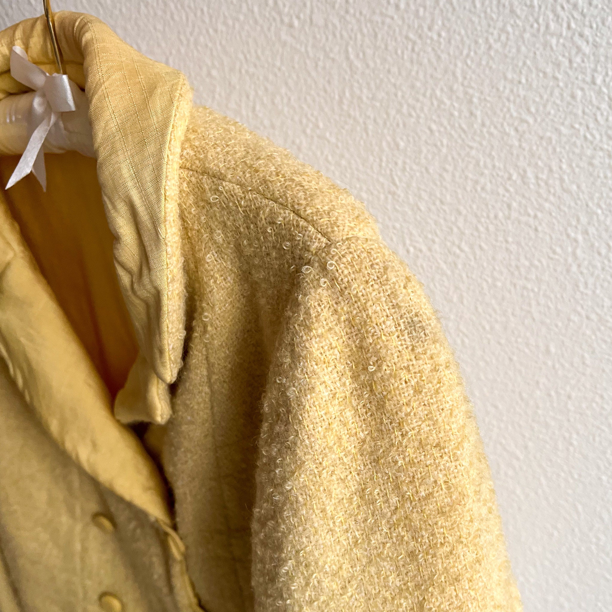 Vintage 1960s Pale Yellow Wool Jacket and Skirt Suit S/M - Etsy