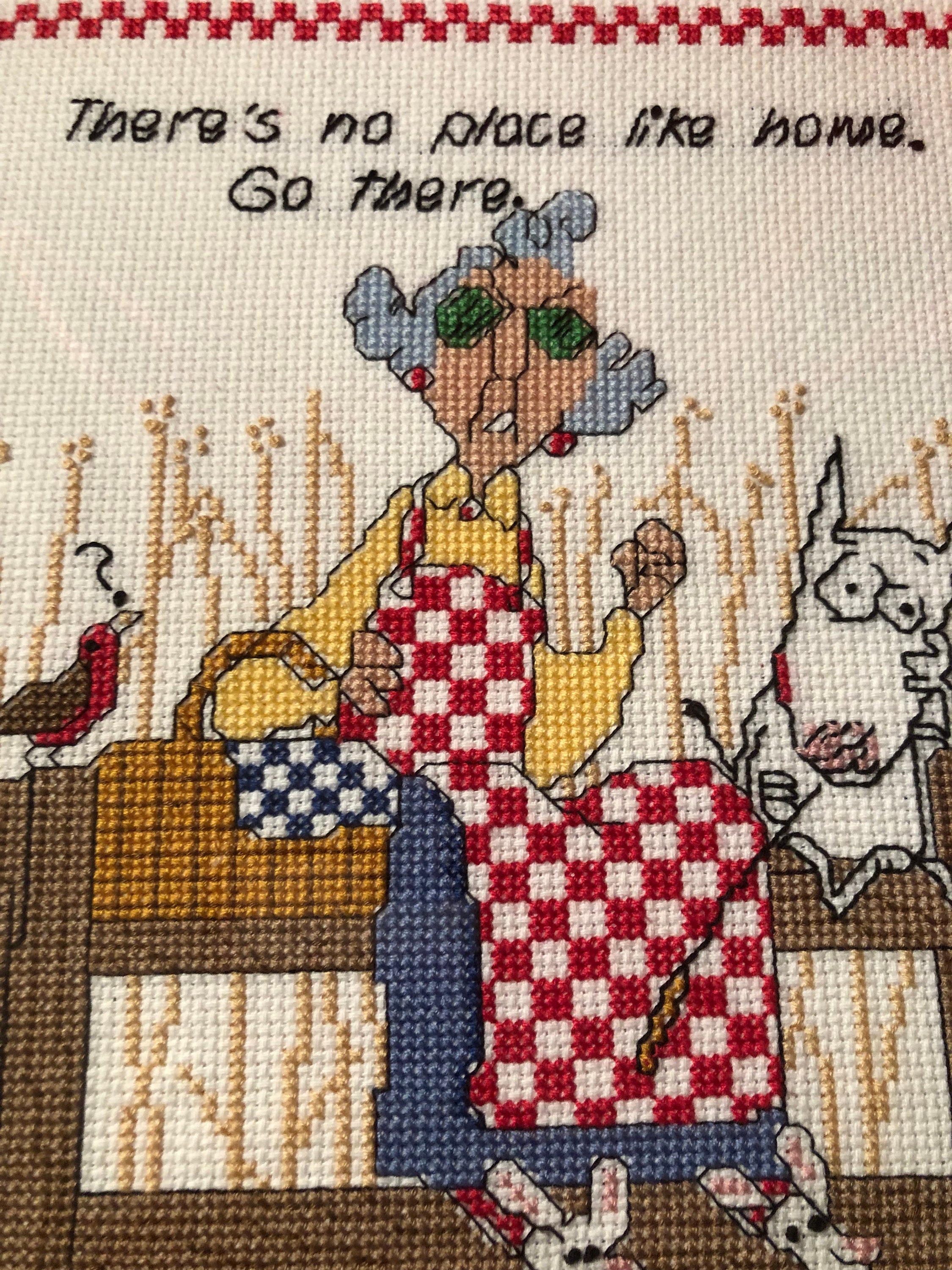 Maxine “no Place Like Home” Cross Stitch - Etsy