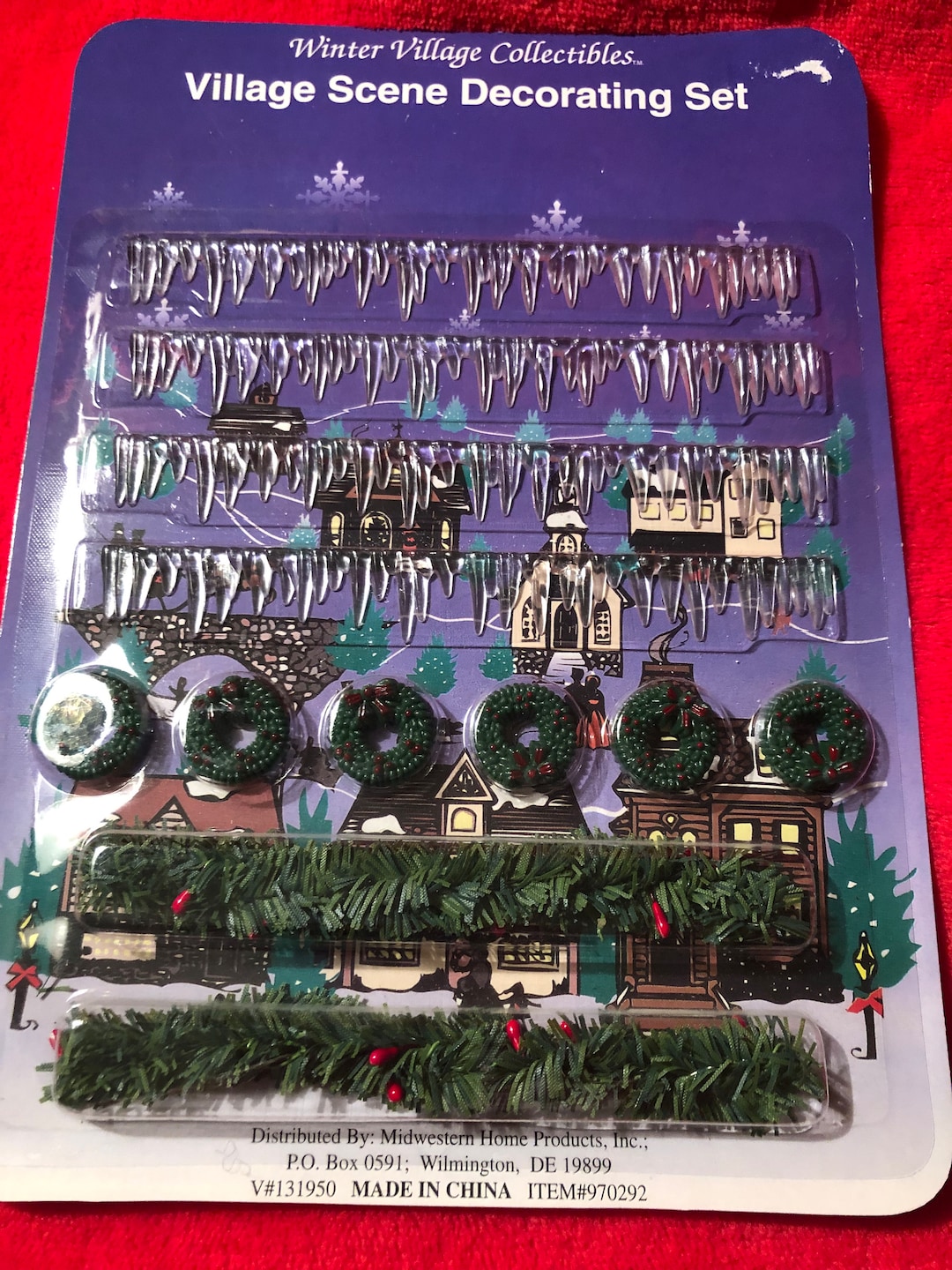 Christmas Scene Decorating Set - Etsy