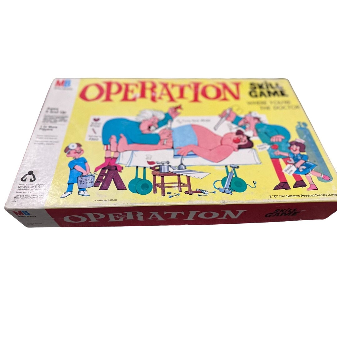 Vintage Dr.milton Bradley Operation Surgical Skill Game - Etsy