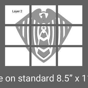 Soldier Boy Shield PRINT-READY PDF Template W/ Guides - the Boys ...