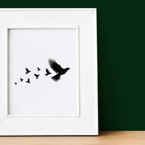 Bird SVG Cartoon Birds Layered Birds Svg Bluebird Bird Clipart Flying ...