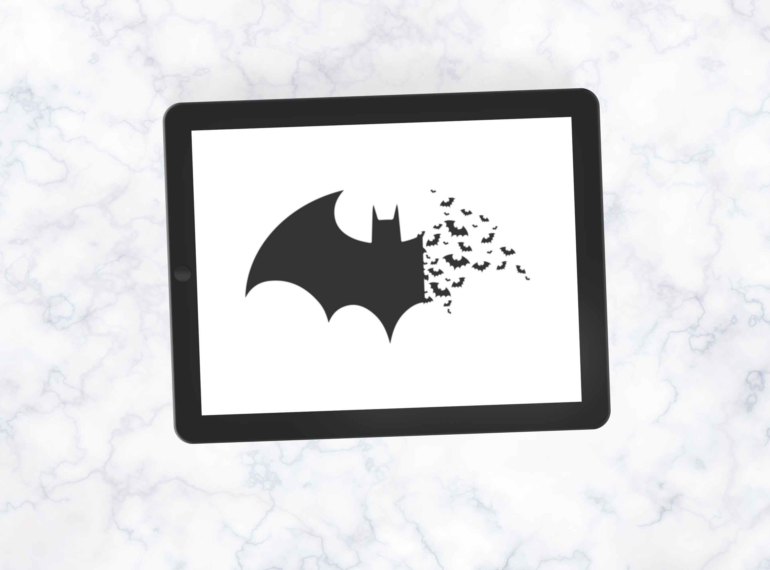 Bat SVG Gothic Halloween Svg Bat Silhouette Haunted House Decor Svg Bat ...