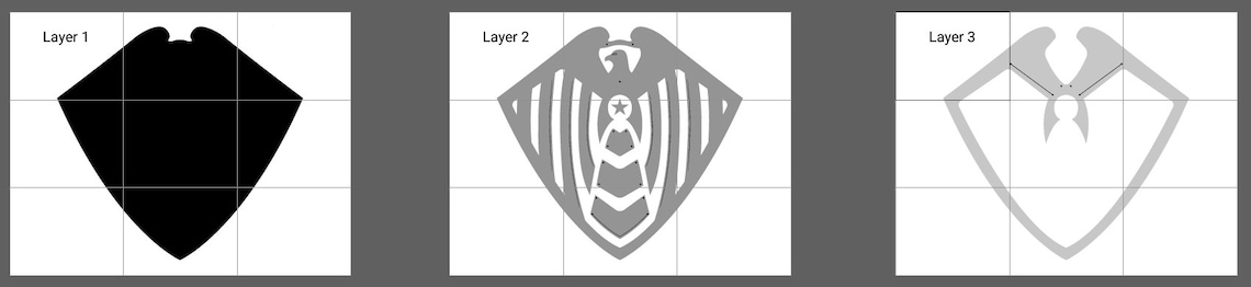 Soldier Boy Shield PRINT-READY PDF Template W/ Guides the - Etsy