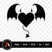 Devil Heart Svg Valentines Svg Heartbreak Anti Valentines Day Heart ...