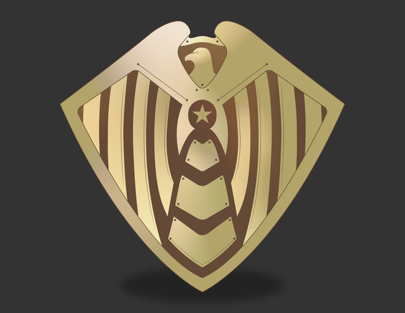 Soldier Boy Shield PRINT-READY PDF Template W/ Guides the - Etsy