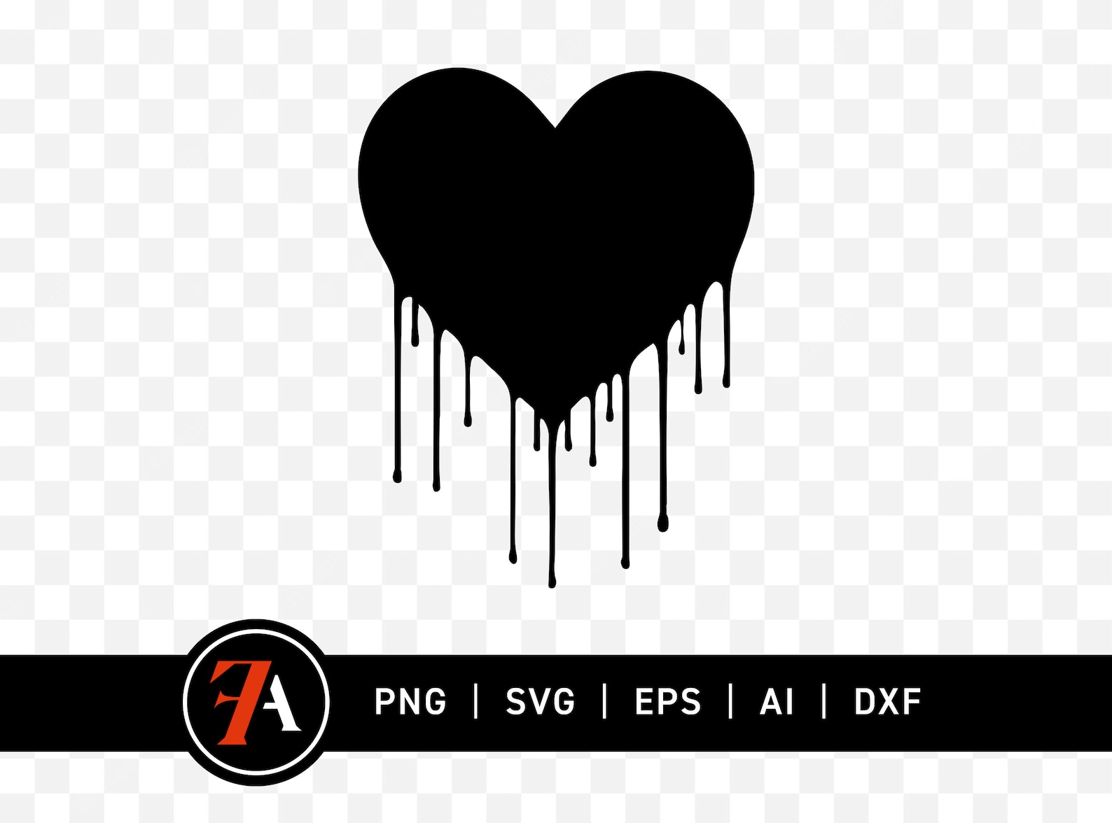 Bleeding Heart Svg Heartbreak Valentine Svg Anti Valentines Day ...