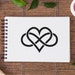 Infinity Heart Svg Love Infinity Png Infinity Sticker Heart Outline Svg ...