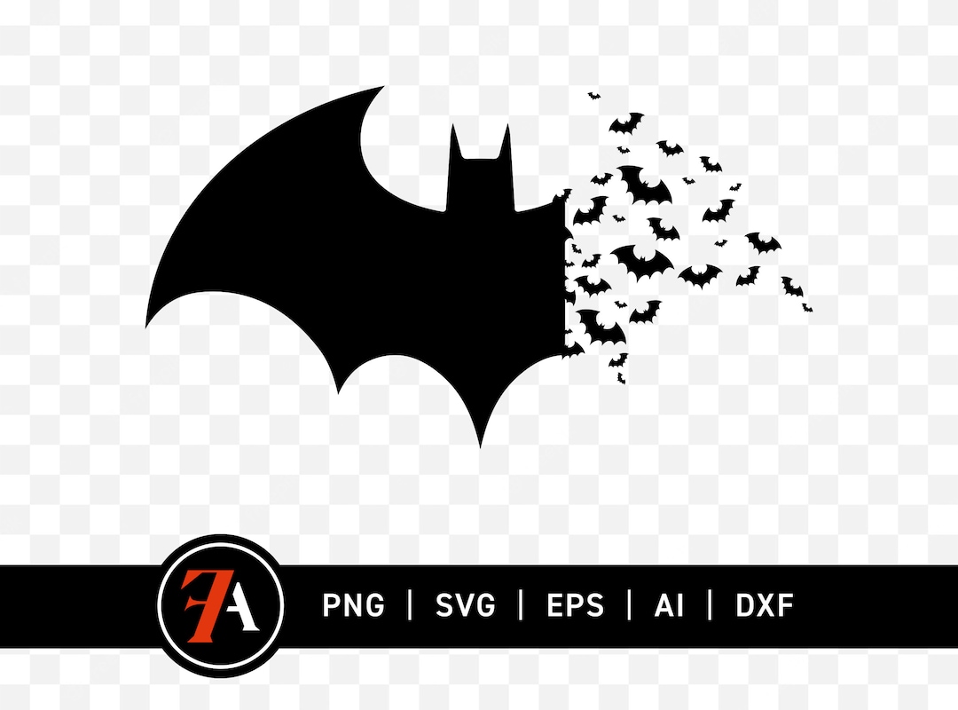Bat SVG Gothic Halloween Svg Bat Silhouette Haunted House Decor Svg Bat ...