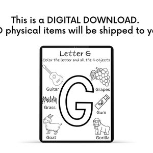 Pack of 26 Printable Alphabet Worksheets, Pre-k, Kindergarten, Letter ...