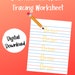Editable Name Tracing Worksheet Template, Reusable Teacher Resource ...